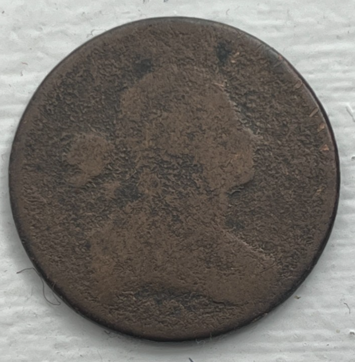 1807 ? U.S. Large Cent Heavily Worn Early American Draped Bust Large ...