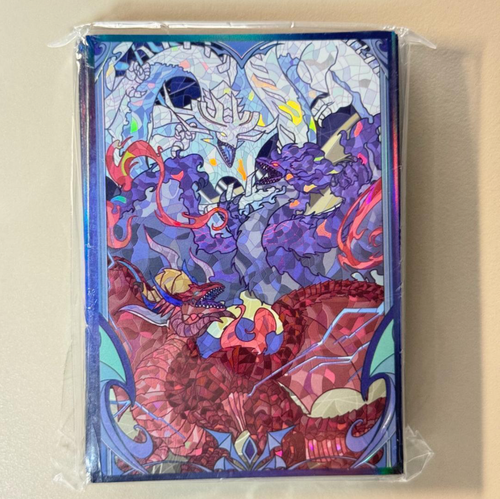 Yu-Gi-Oh! Card Sleeve Dragon Ruler Holographic Finish 60Sleeves NEW ...