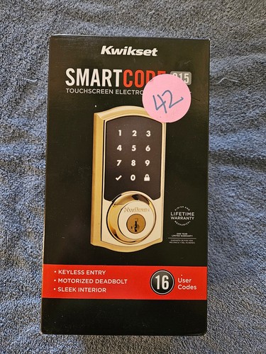 NEW Kwikset 915 Smart Code Touchscreen Single Cylinder SmartKey ...