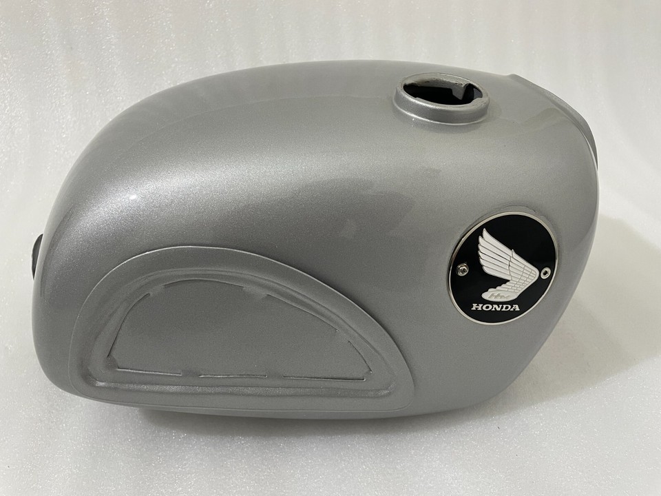 1962-1967 Honda CL72 CL77 Scrambler Painted Silver Stainless Steel Fuel ...