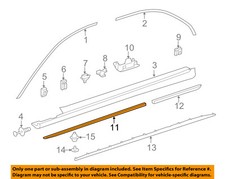 MERCEDES OEM 16-18 C300 Exterior-Side Molding Left 2056980462 | eBay