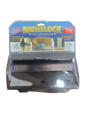 Door Barricade Brace The NIGHTLOCK Security Lock DARK BRONZE FINISH ...