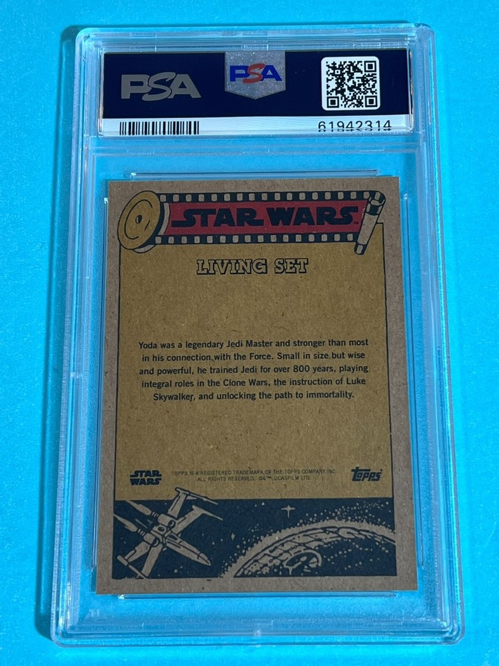 Yoda 2020 Topps Star Wars Living Set #167 - PSA 10 GEM MINT CERT ENDING ...