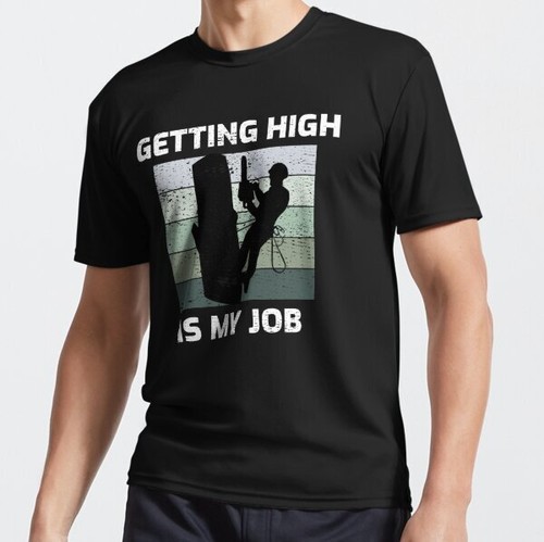 MOST POPULAR Arborist Tree Surgeon Climber Climbing Chainsaw Active T ...