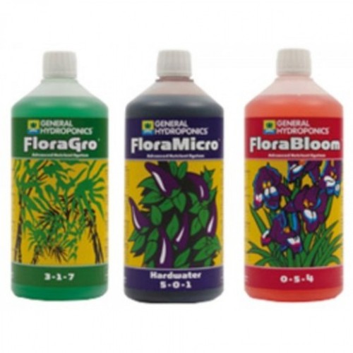 General Hydroponics GHE FloraGro FloraMicro HW FloraBloom 1L Flora | eBay