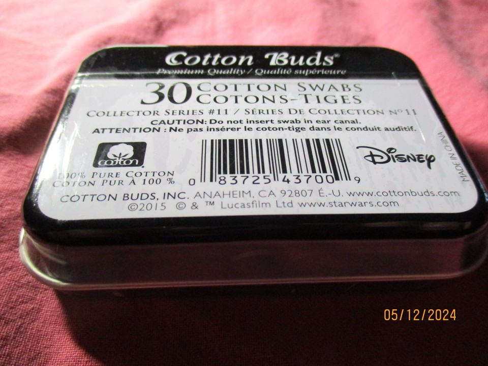 Star Wars Cotton Swabs In Metal Box New Factory Sealed | eBay