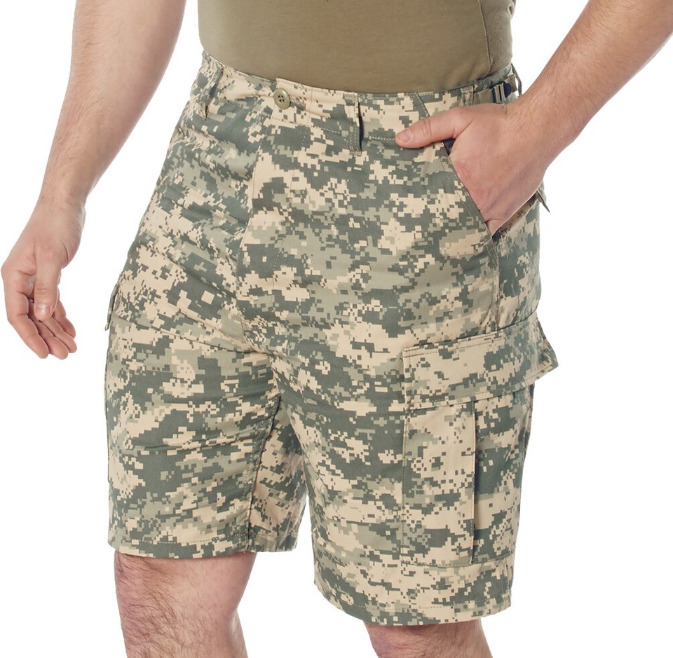 Tactical BDU Shorts Military Camo Cargo Shorts Army Fatigues Camouflage ...