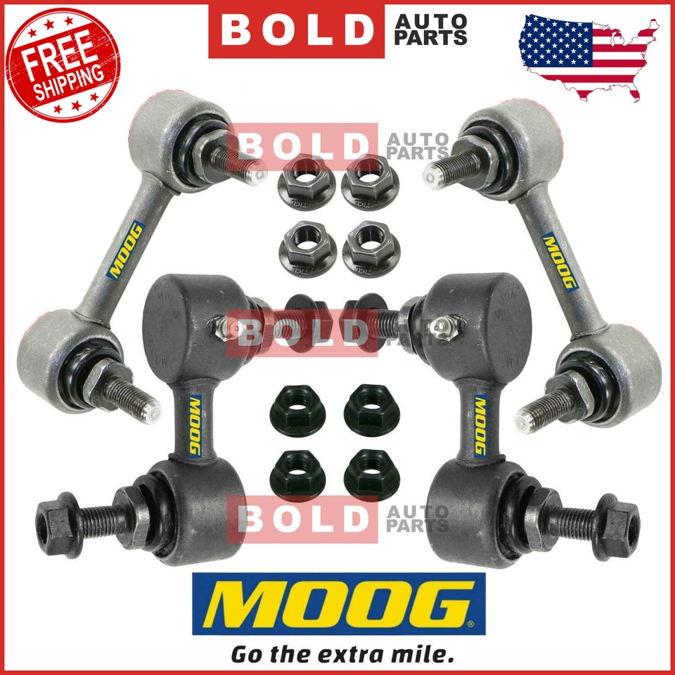 MOOG Front Rear Stabilizer Bar Link Kit 4PCS Set For 05-09 Subaru ...