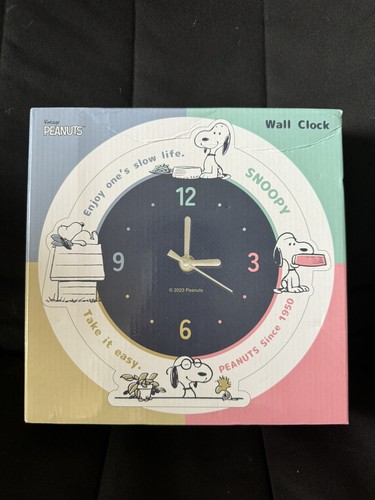 Peanuts Snoopy Wall Clock | eBay