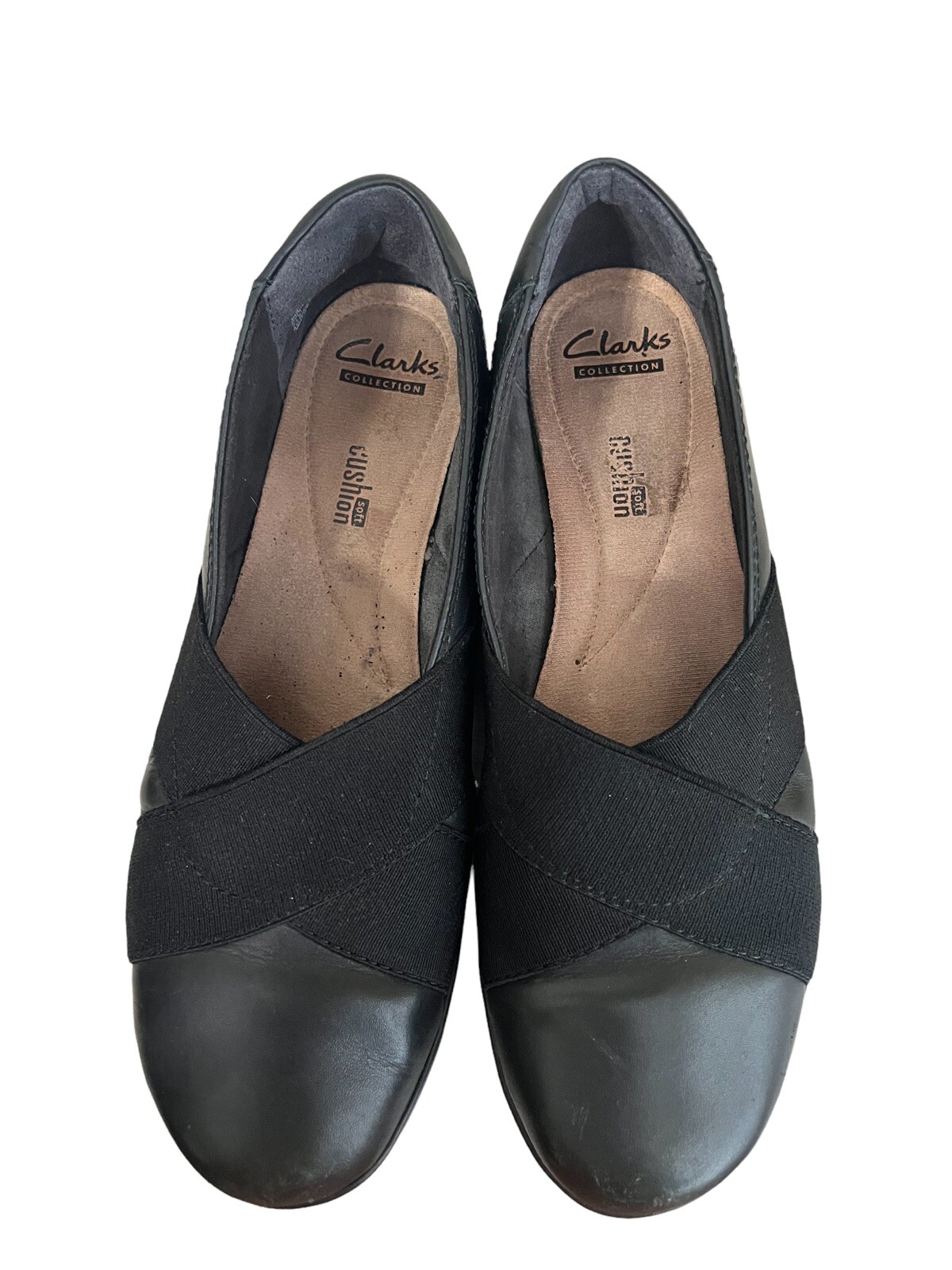 Clark's Collection Soft Cushion Women's Black Leather Shoes US Size 9 ...