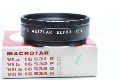 Leica 16532 Leitz Wetzlar Leicaflex Elpro VI b 55mm Macro Close Up Lens ...