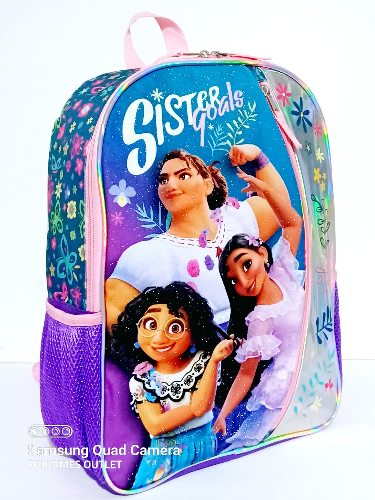 Disney Encanto 16" Backpack Madrigal Family Luisa Mirabel Isabella Book ...