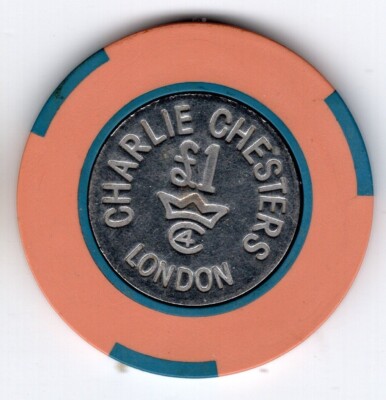 Charlie Chesters £1 Casino Chip, London United Kingdom | eBay
