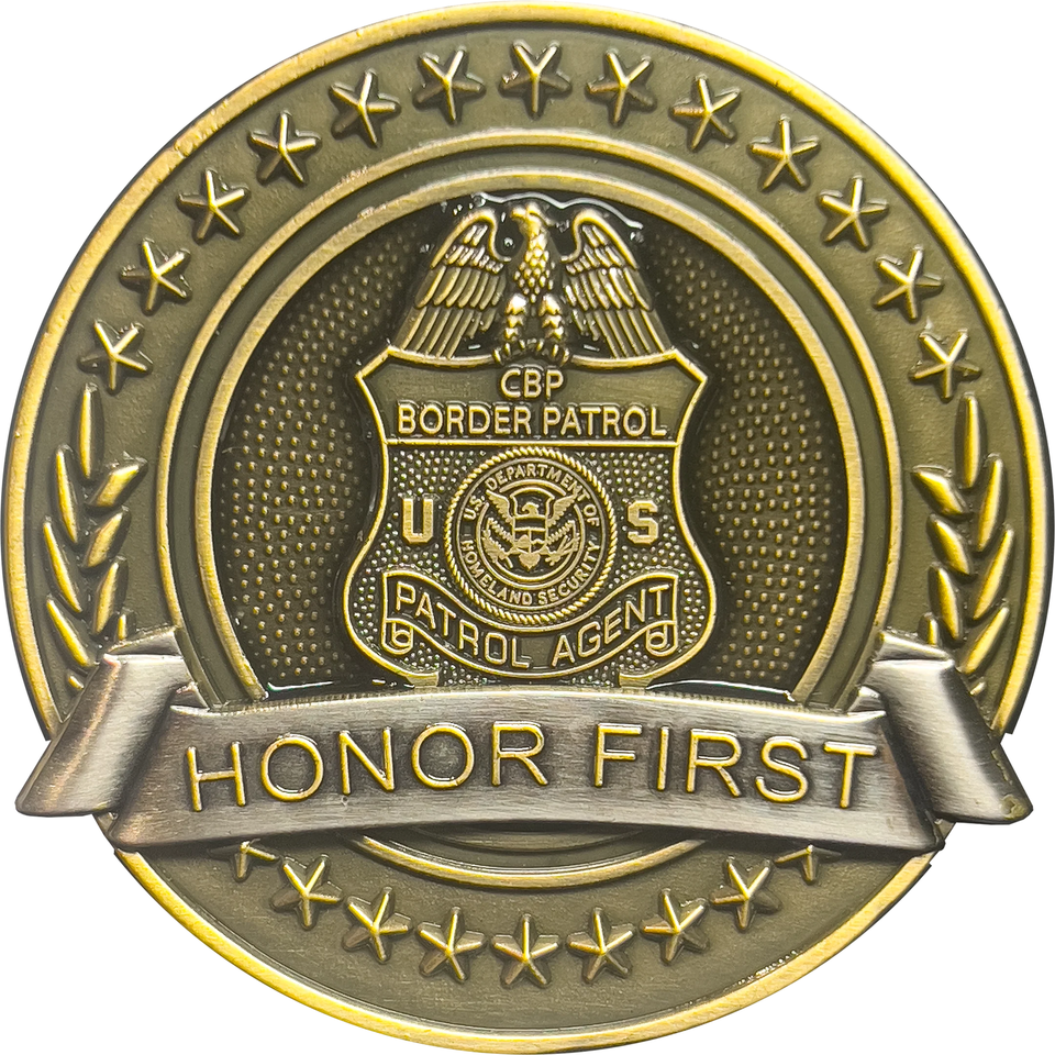 H-009 Border Patrol Agent 100th Anniversary Centennial Honor First CBP ...