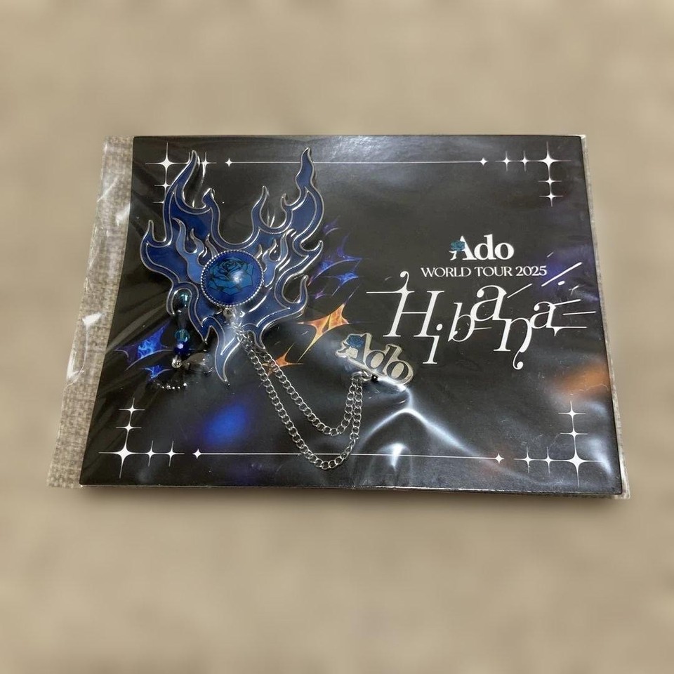 Ado WORLD TOUR 2025 Hibana VIP Brooch & Card Set New Unopened | eBay