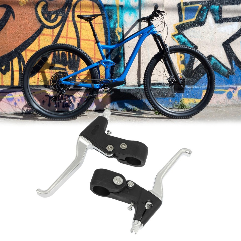 1 Pair Universal 22mm Black Silver Tone Handle Hand Brake Lever for ...