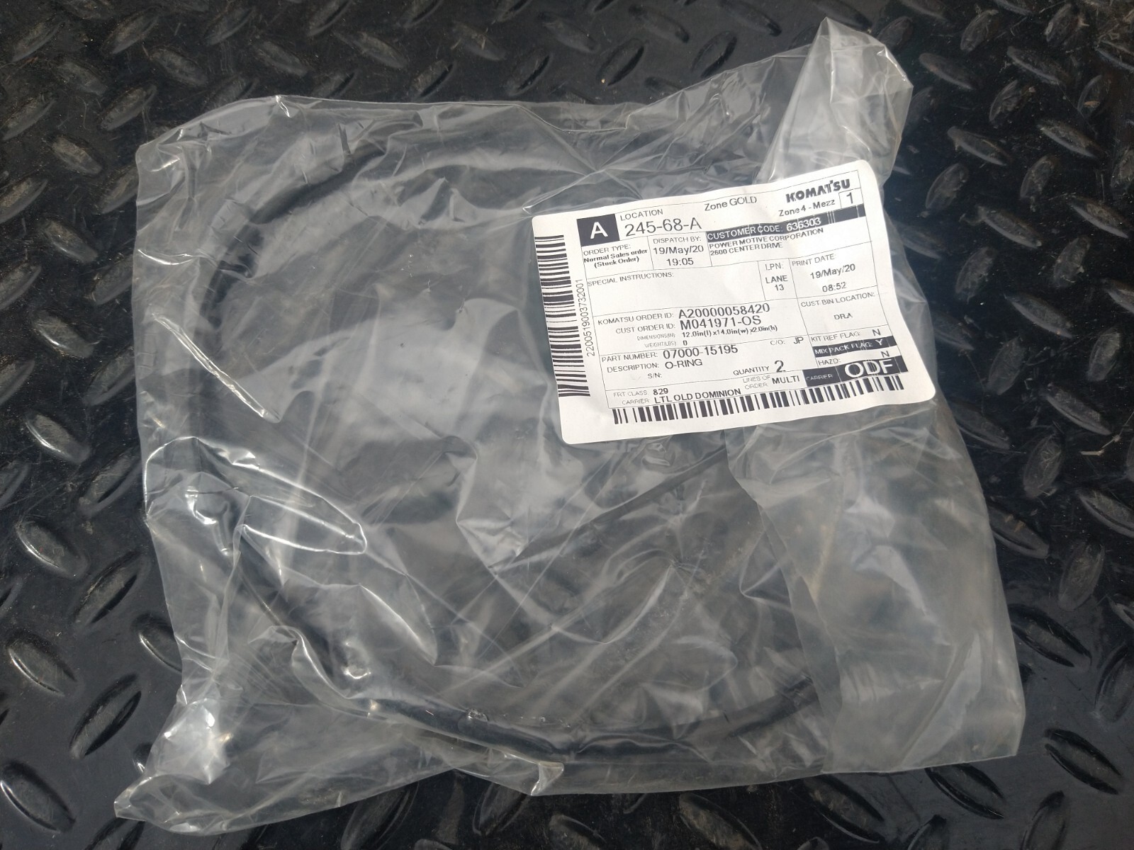 OEM 07000-15195 - Seal O-ring 700005195 for Komatsu for sale online | eBay