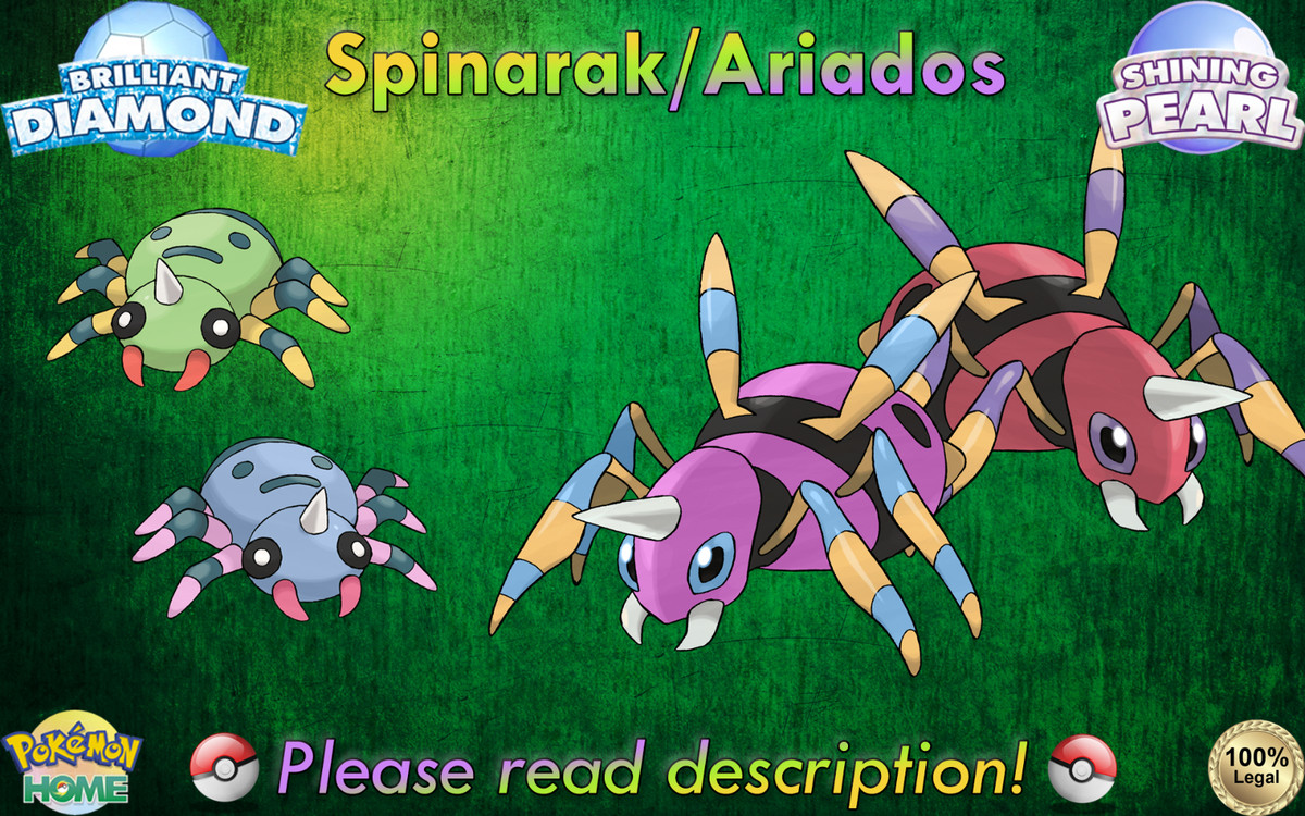 Shiny Ariados X And Y