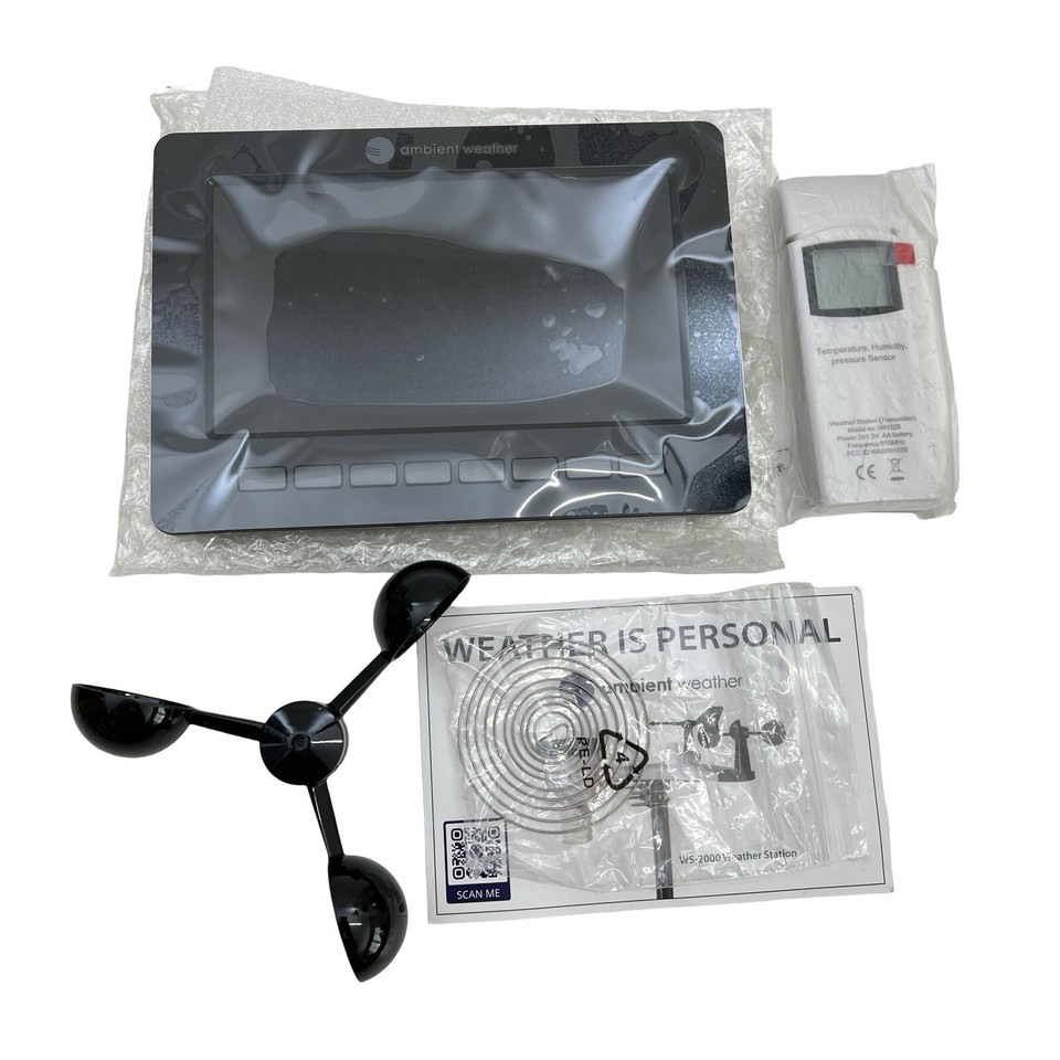 Ambient Weather WS-2000 Weather Station 816982019325 | eBay