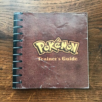 Pokemon Trainers Guide Yellow Original Nintendo Gameboy Instruction ...