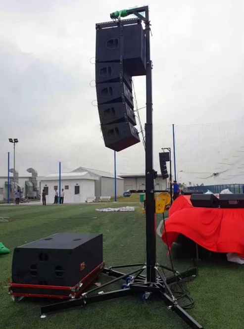 Crank Stand 2-6M Adjustable Height Lifter Line Array Lifting Tower ...