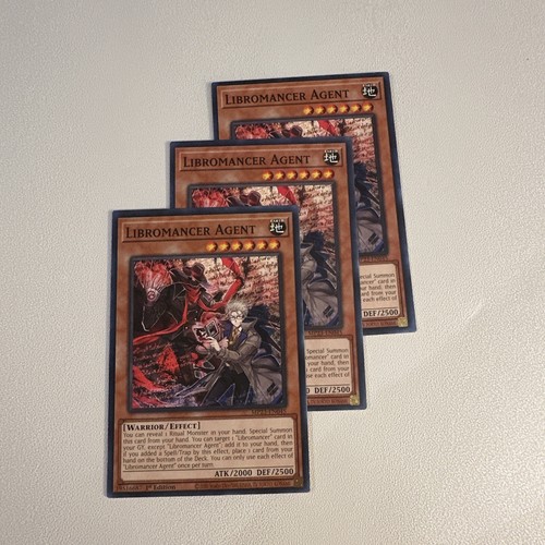 Yugioh 3x Libromancer Agent MP23-EN045 Common 1st Ed Near Mint | eBay