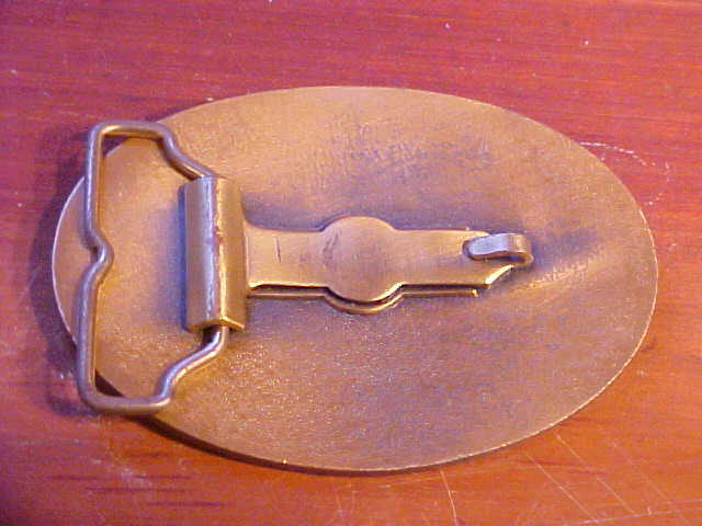 Marshall Hyman Solid Brass Belt Buckle Mens 2.5" X 3.75" Iroquois ...