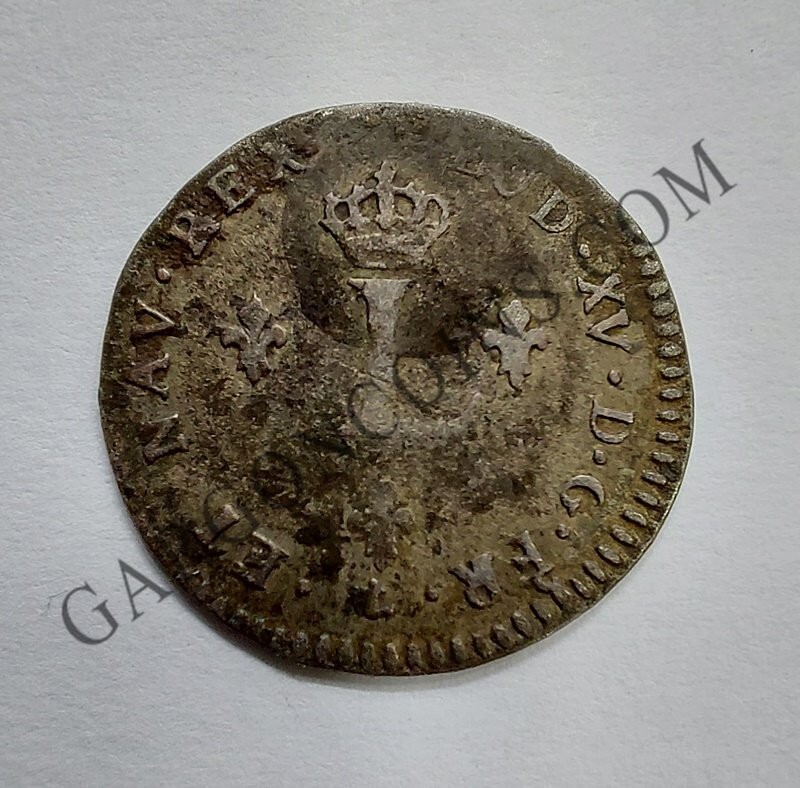 France Double Sun Louis XV Mint Montpellier Brand Antonio De Larroque ...