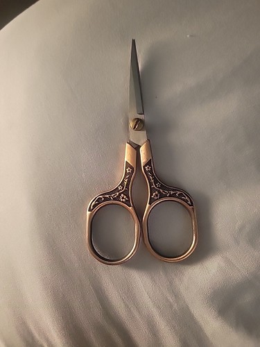 Victorian Rose Gold Metal Scissors FREE SHIPPING | eBay