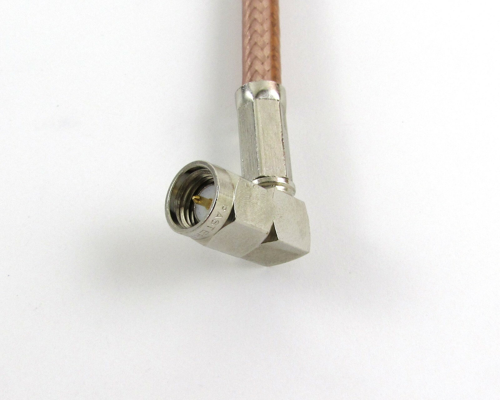 2' Pasternack RG142B/U Double Coated Coaxial Cable Right Angle SMA Male ...