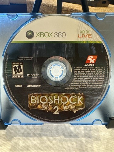 BioShock 2 (Microsoft Xbox 360, 2010) Disc Only! Works! Ships FREE ...