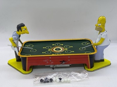 The Simpsons Pool Game Moe's Tavern Metal Windup Toy | eBay