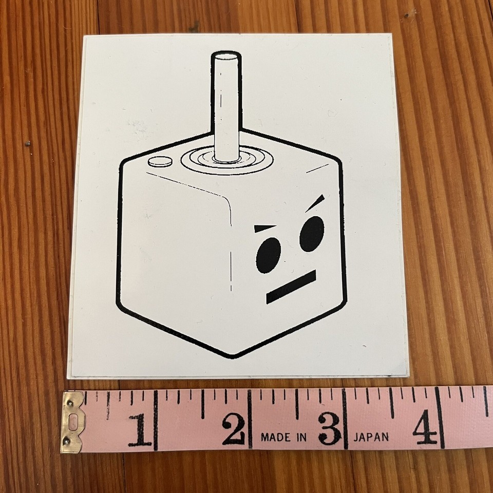 kaiju big battle dr cube joystick vinyl sticker 4in Square Promo ...