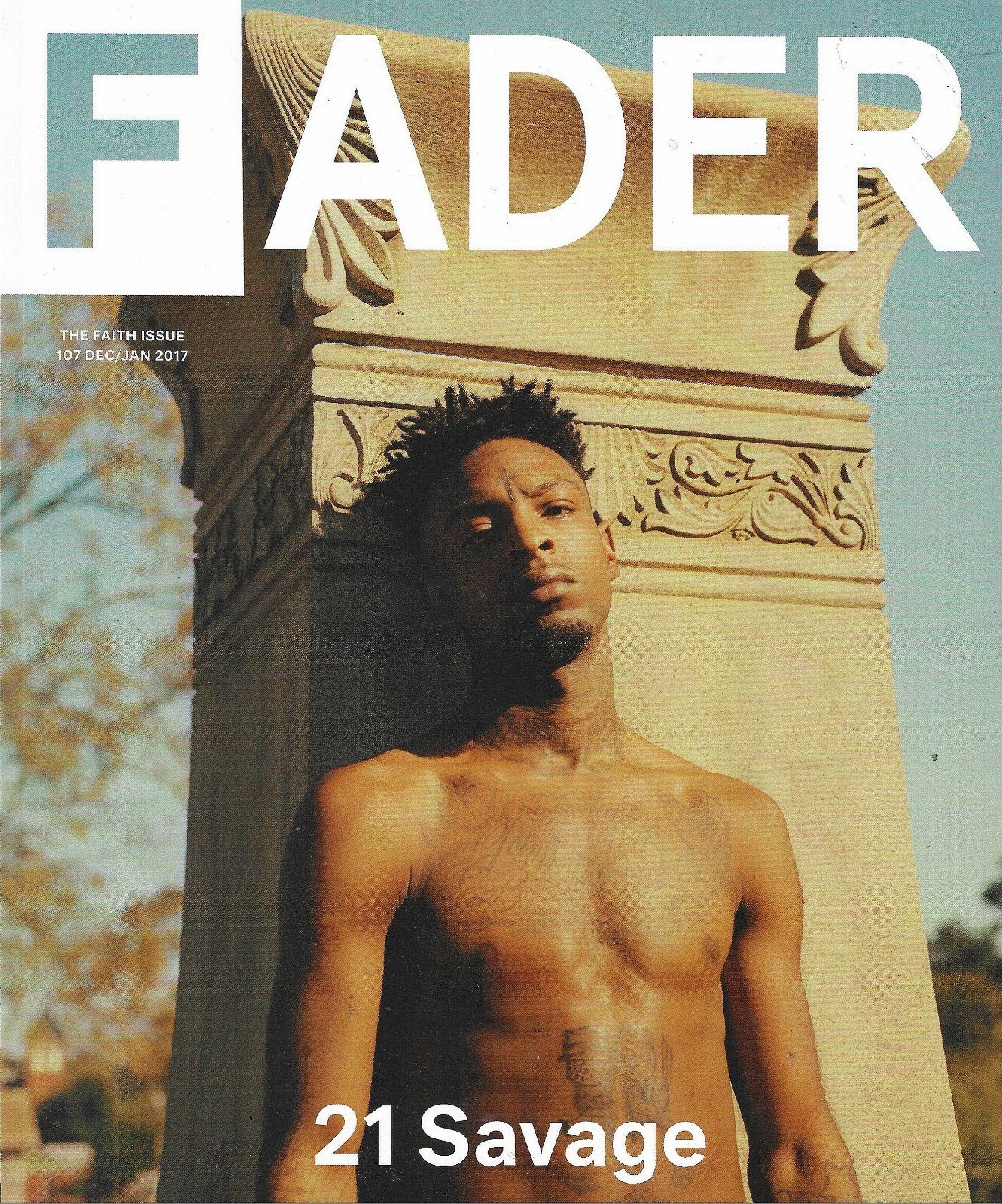 FADER Magazine December January 2017 21 SAVAGE Cover | eBay