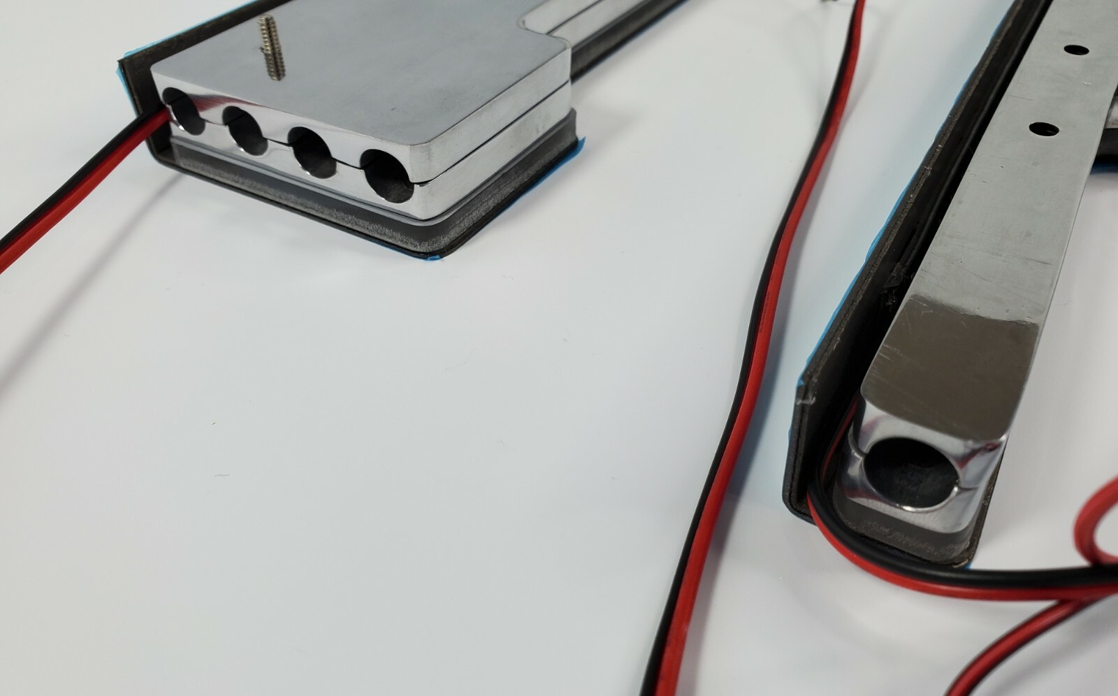 LED Wire Looms w/ Red Flames for Hot Rod Custom w/ V8, Long Wires ...