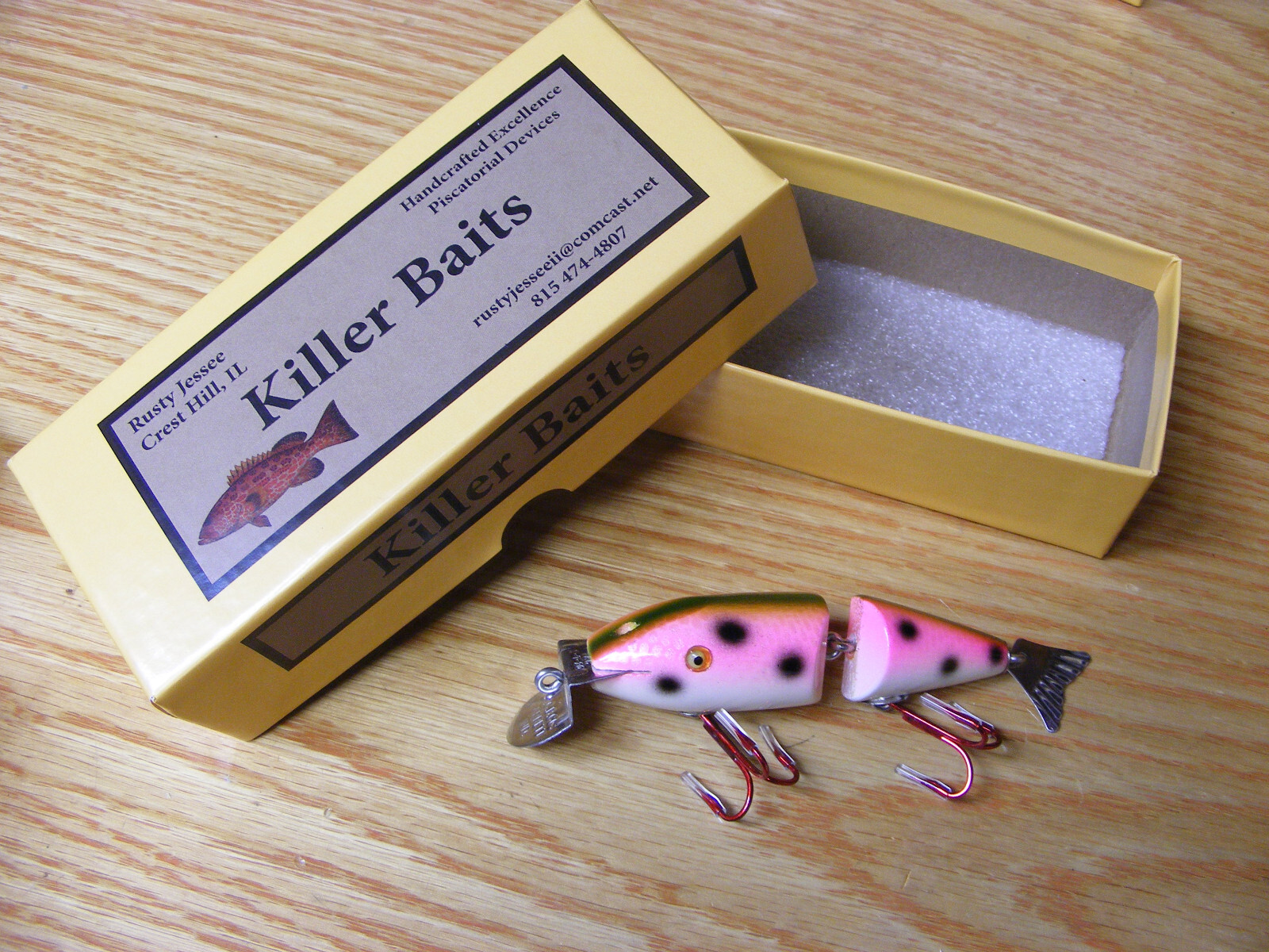 Killer Baits Rusty Jessee Creek Chub Wiggle Fish Style Glasseye in ...