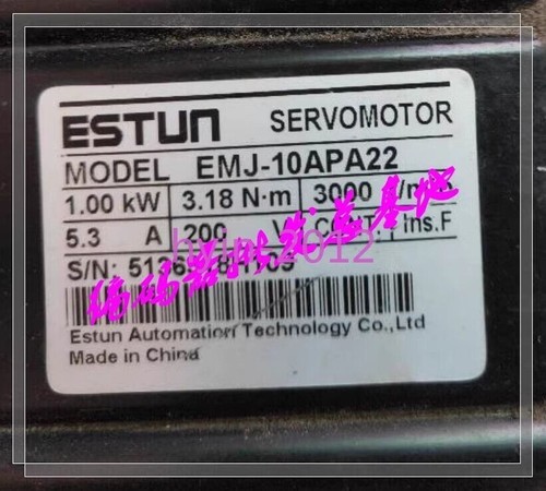 1pcs New EMJ-10APA22 ESTUN Motor 1KW(no box) #D8 | eBay