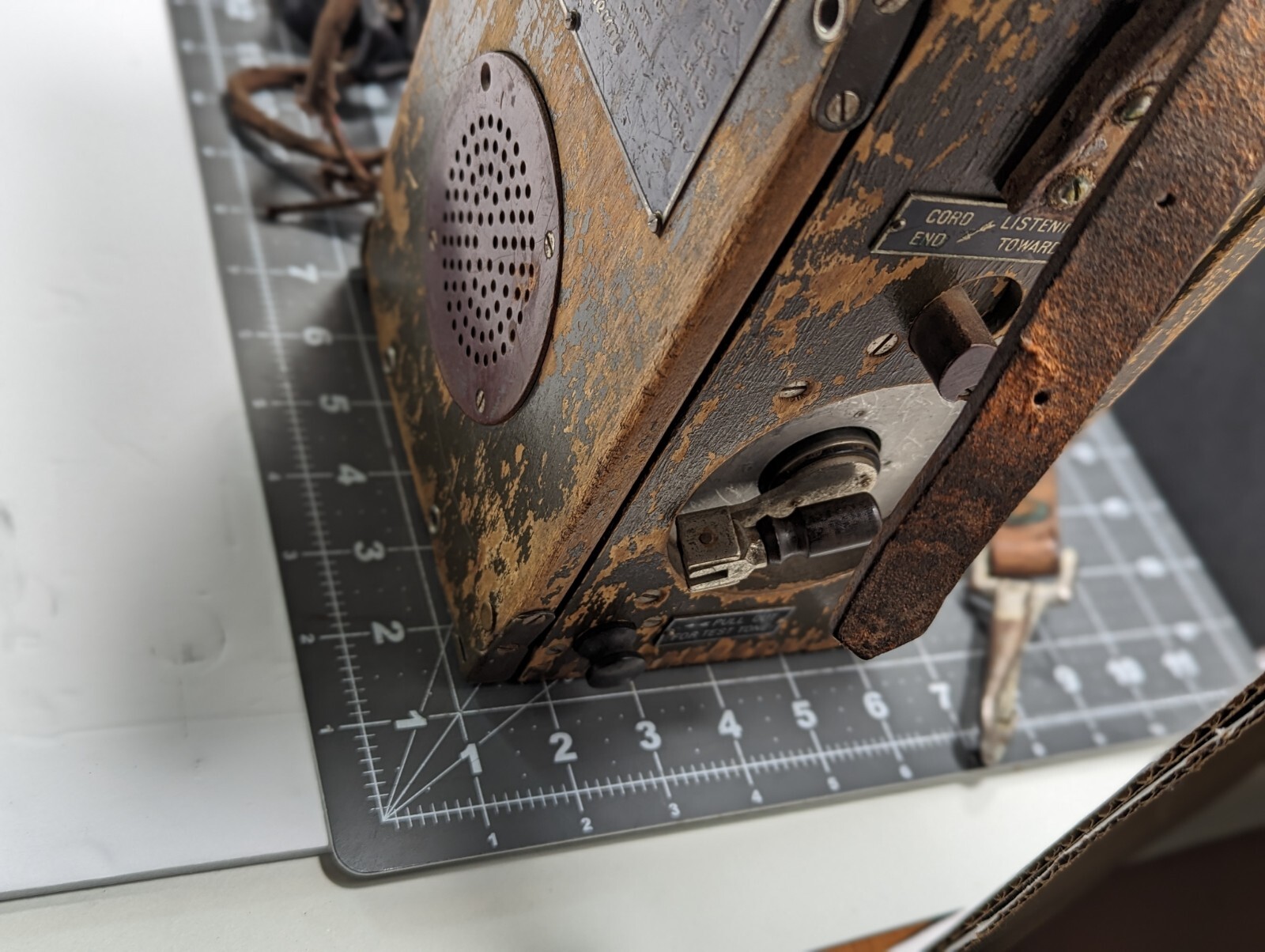 ORIGINAL WW1 WESTERN ELECTRIC MODEL D 86418 FIELD TELEPHONE W ...