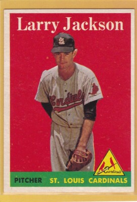 1958 TOPPS BASEBALL LARRY JACKSON #97 CARDINALS EXMT *70940 | eBay