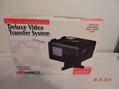 Ambico Deluxe video transfer system nice V-0650 slides home movies ...