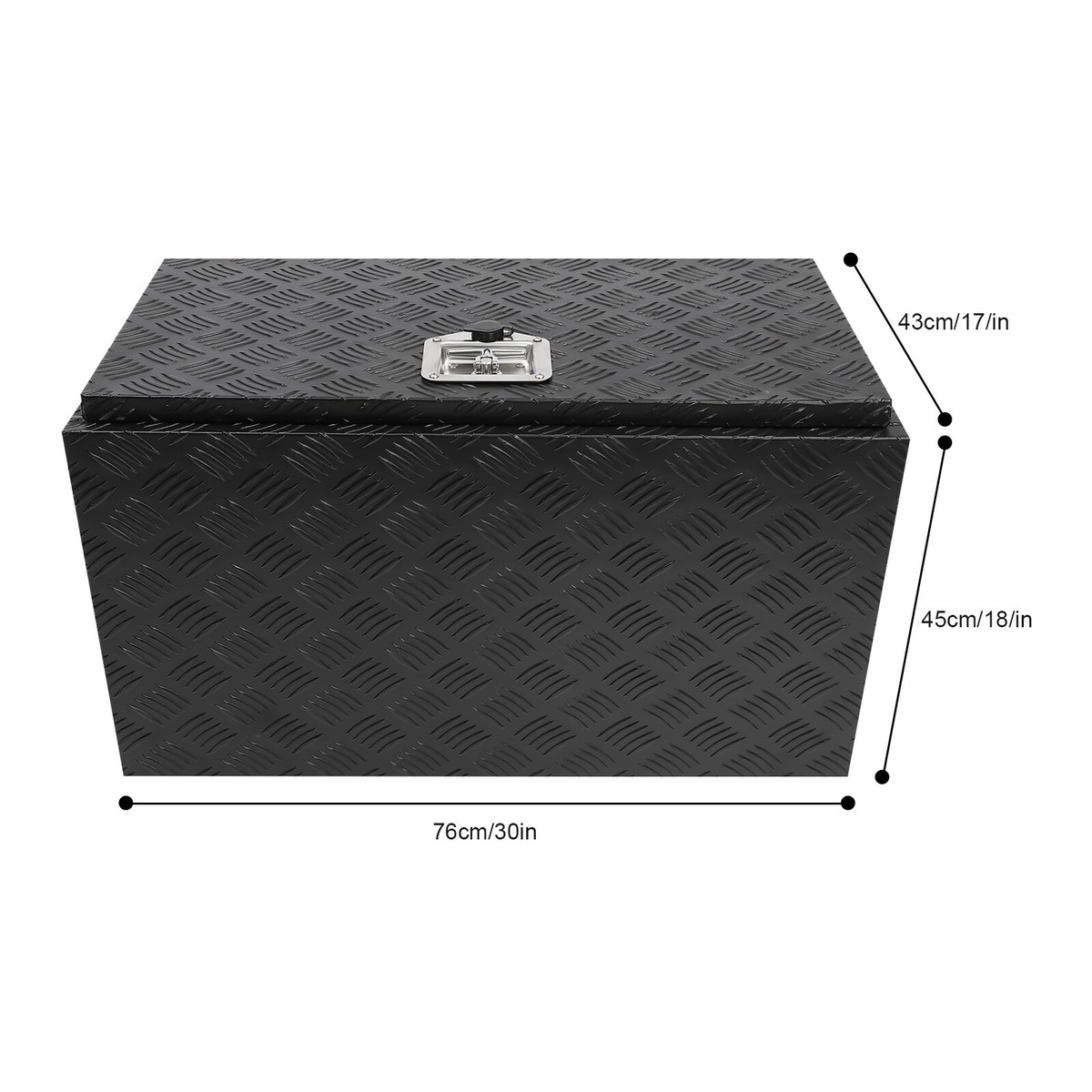 Aluminum Diamond Plate Tool Box Delta 72.125 Diamond Plate Aluminum