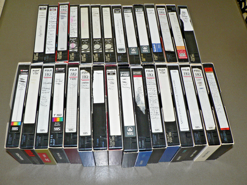 VHS Cassette Tapes Lot of 30 | Unknown Content | Rerecordable ...