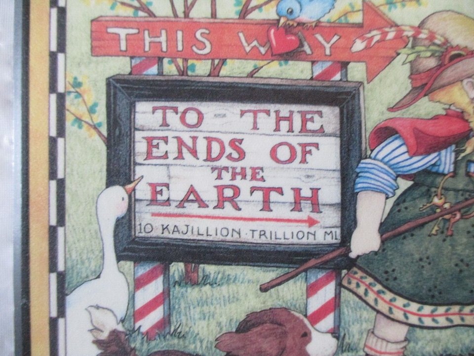 Mary Engelbreit Plaque That's What Friends are For Colorplak Girl Dog ...