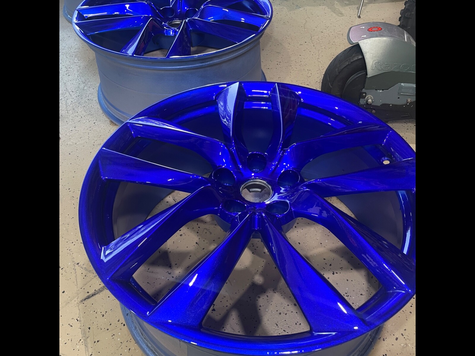 2012-2020 Tesla Model S 21" Factory OEM Wheels Arachnid Wheels Candy ...