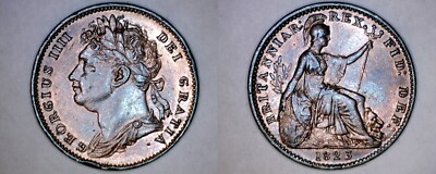 1823 Great Britain 1 Farthing World Coin - UK - England | eBay