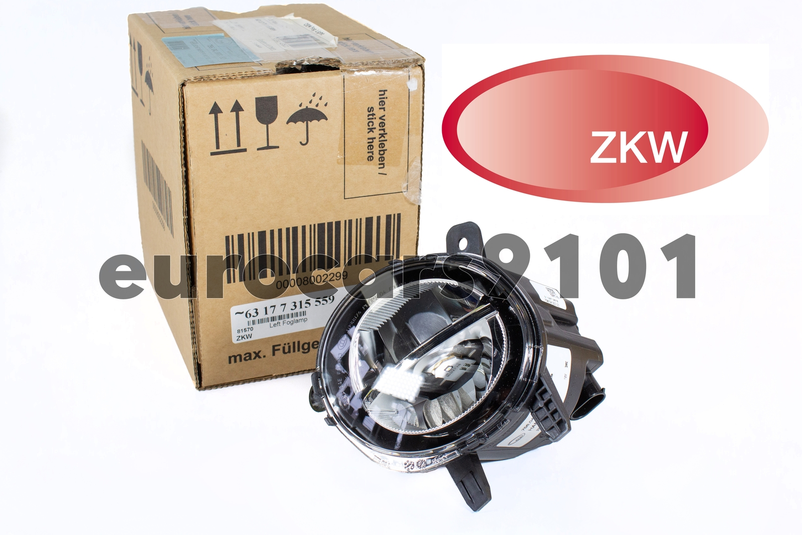 BMW 430i ZKW Left Fog Light Assembly 756.04.000.02 63177315559 | eBay