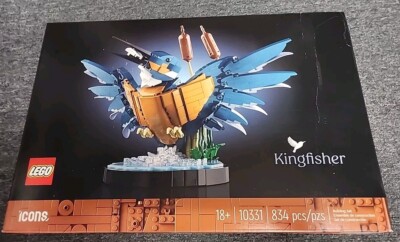 LEGO Icons 10331 Kingfisher Bird (834 Pcs) *New Nature Flowers/Reeds ...