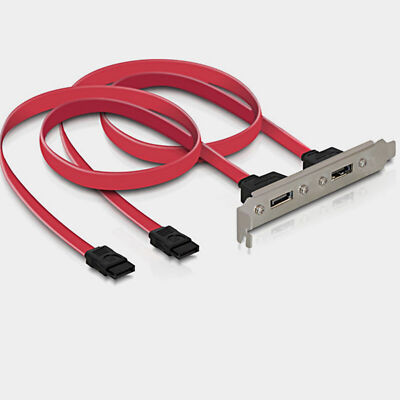 Single/Dual Port SATA/ESATA Cable Dual ESATA+4 Pin IDE SATA to ESATA ...