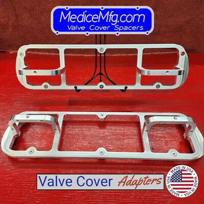 VALVE COVER ADAPTER (Ford Y-Block Valve Cover) on (Small Block Ford ...