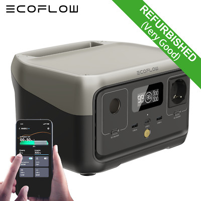ECOFLOW Refurbished RIVER 2 PowerStation 300W Tragbare Solargenerator ...